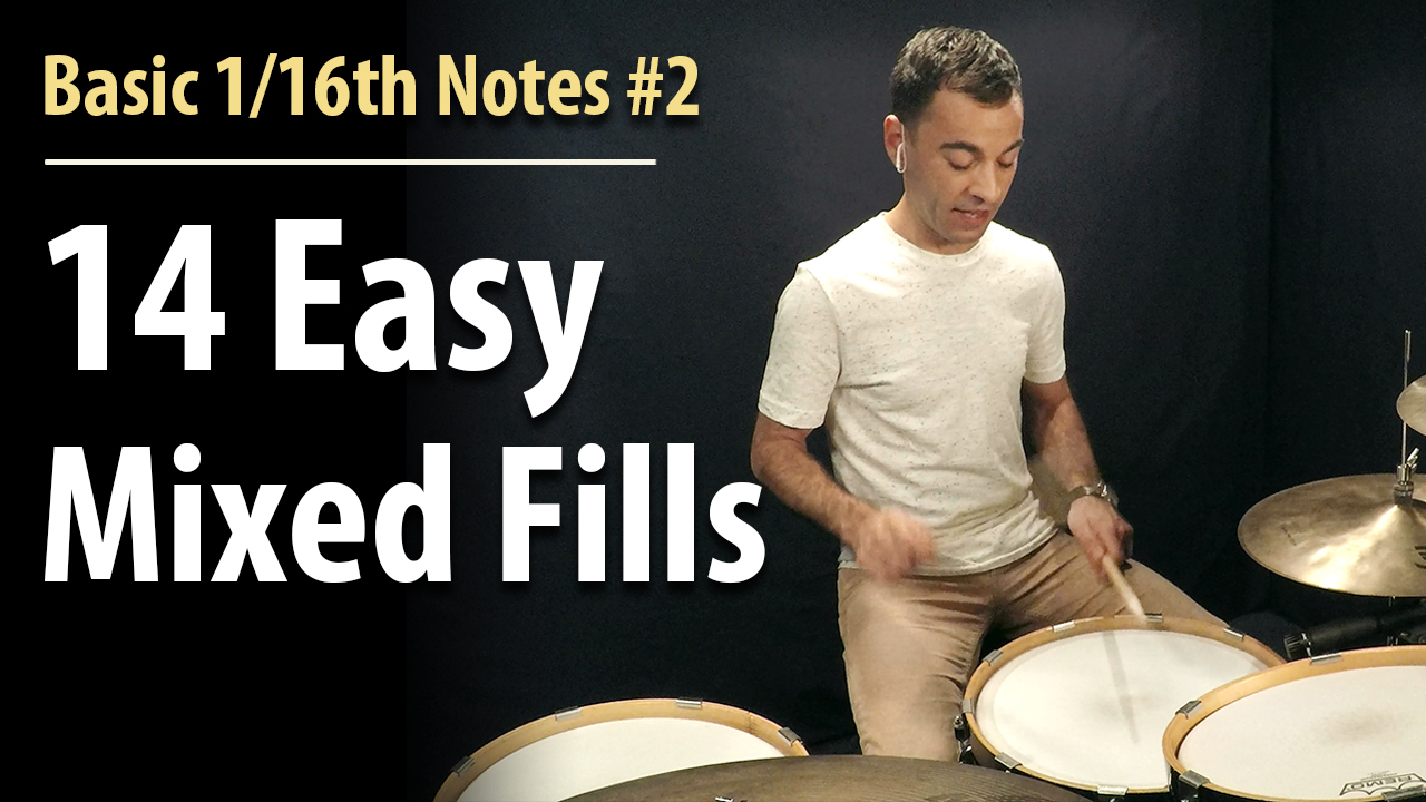 Basic 1/16th Notes Continued | Basic 1/16th Notes #2 | Drum Lessons