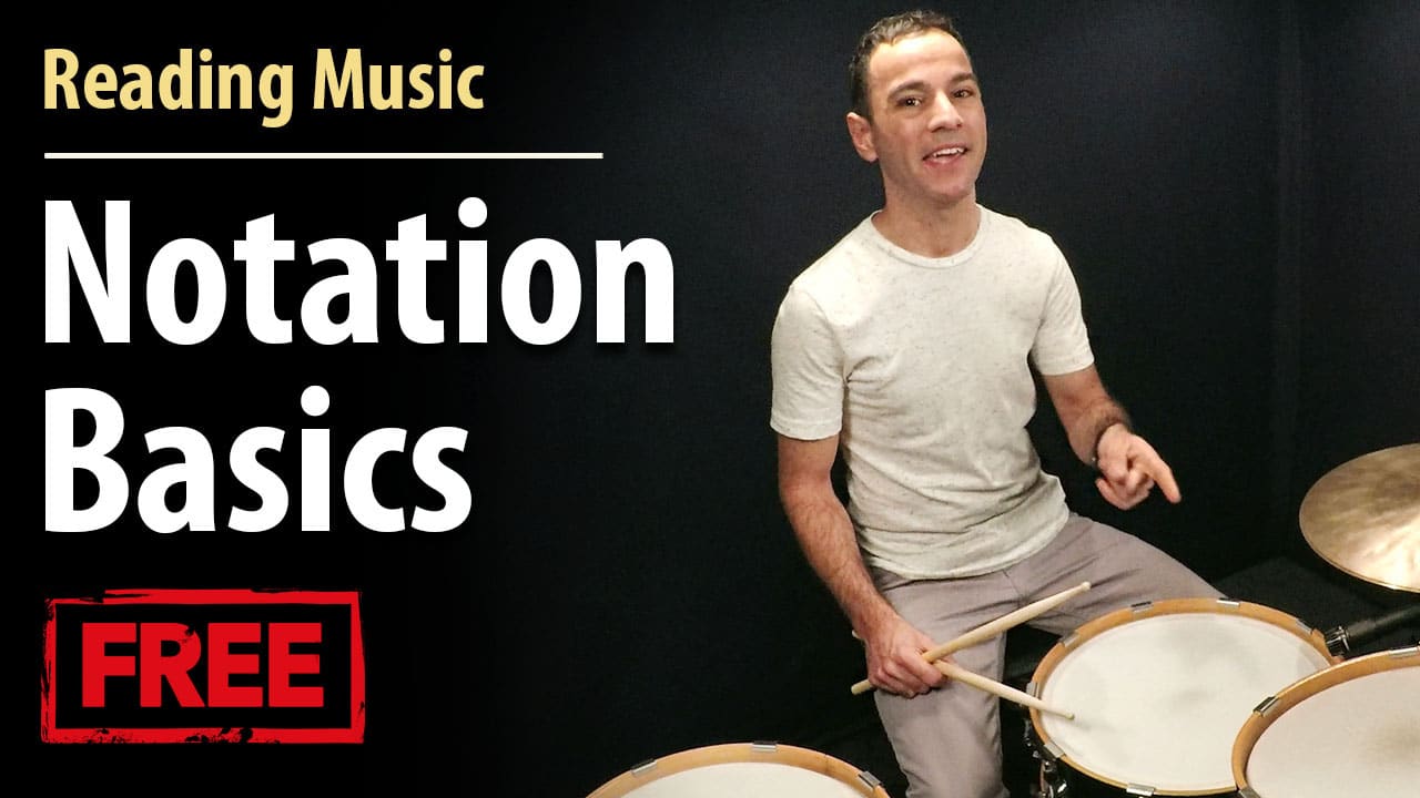 Reading Music For The Drums | #1 Best Free Drum Lesson